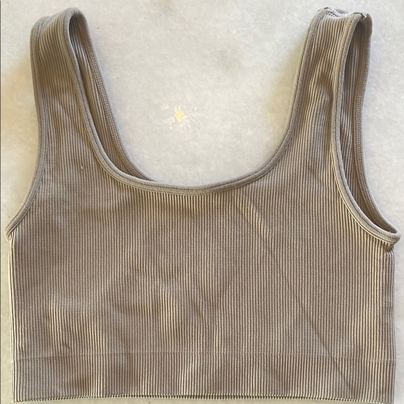 SET Active | Tops | Set Active Ribbed Beige Crop Top 27 | Poshmark